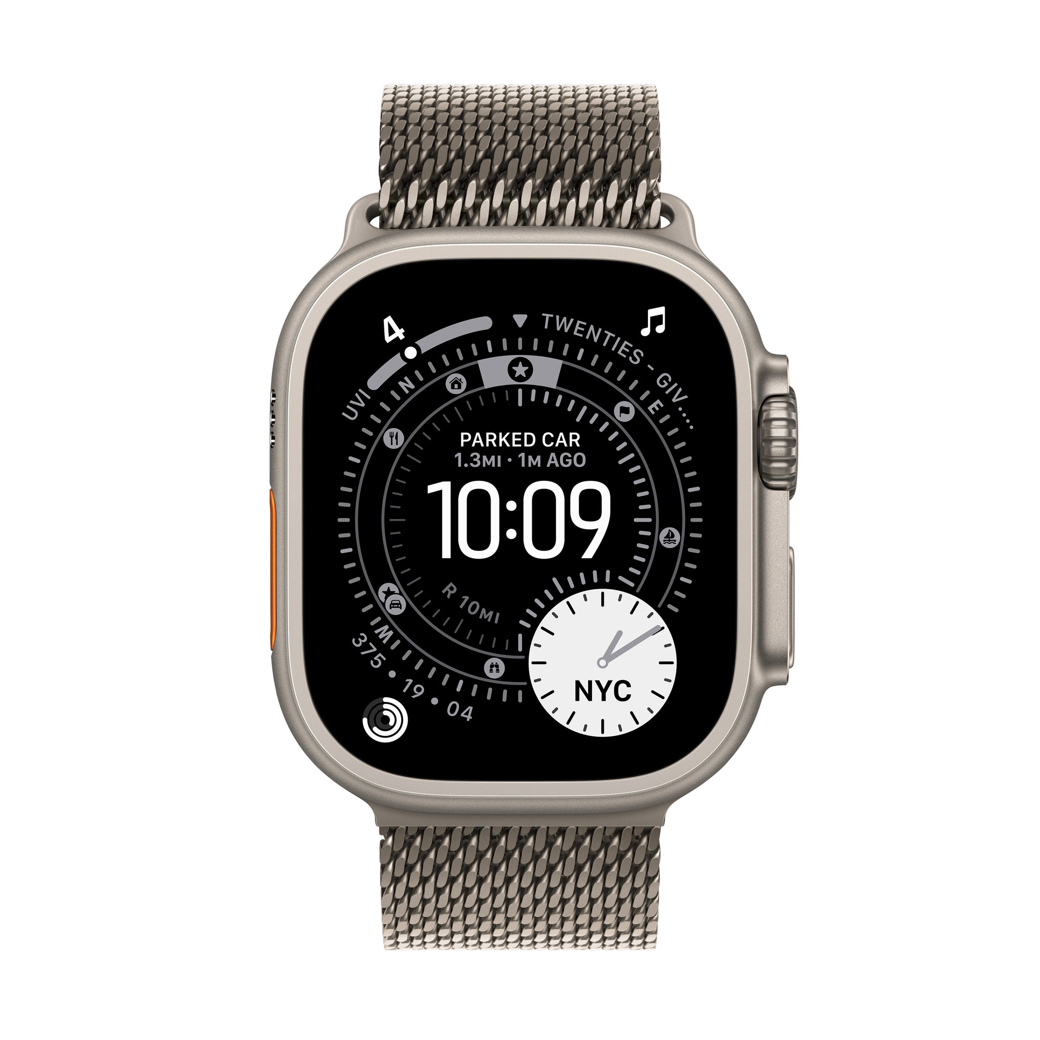 Apple Watch Ultra 3 GPS + Cellular 49mm Natural Titanium Case with Nat ...